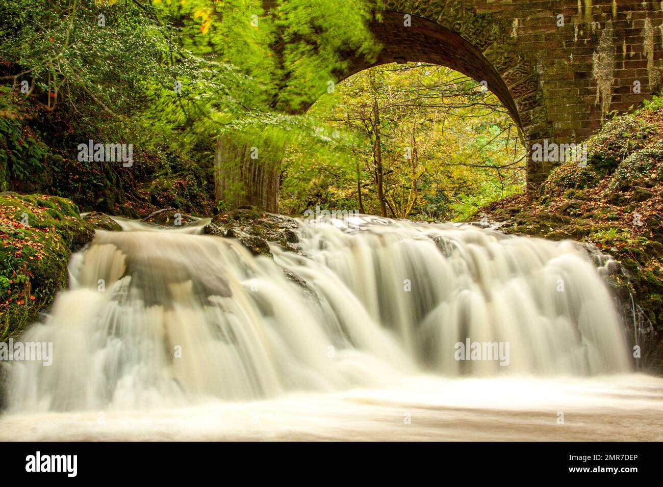 In Scotland, the spectacular fast-flowing Arbirlot Waterfall and the ...