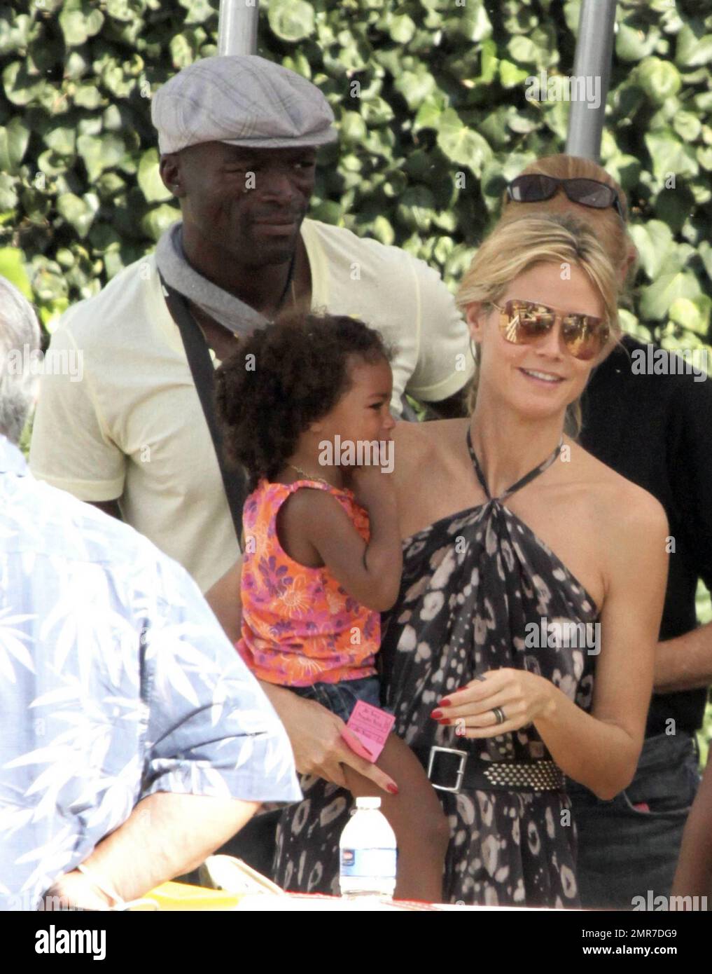 TV Personality Heidi Klum with her husband, singer Seal and their ...