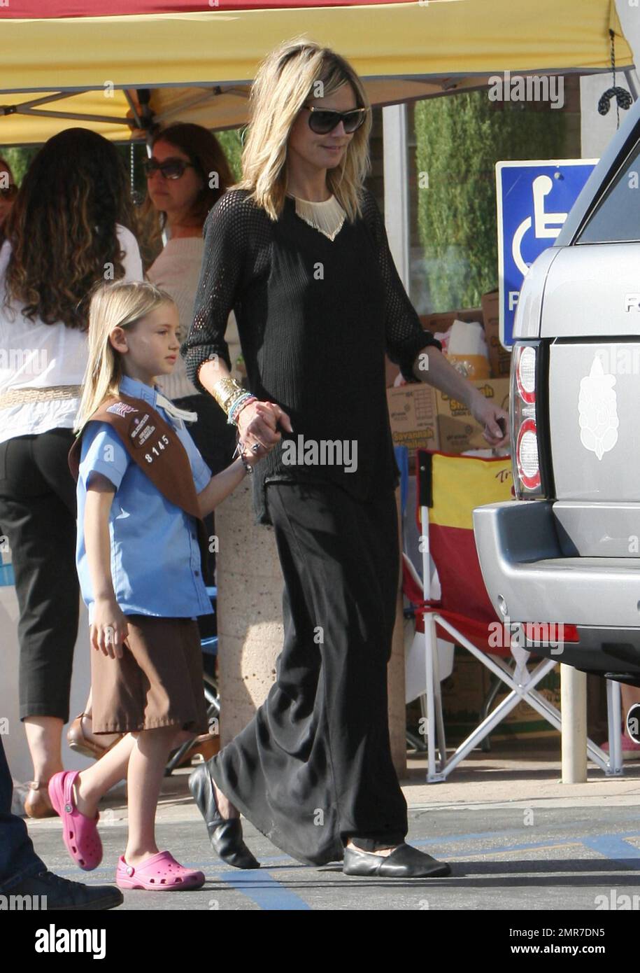 "Project Runway" host & supermodel Heidi Klum and daughter Leni Samuel ...