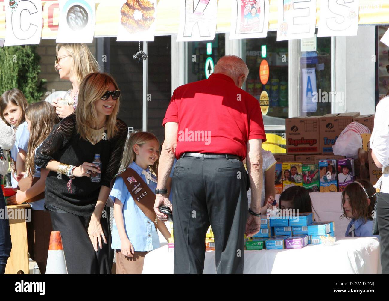 "Project Runway" host & supermodel Heidi Klum and daughter Leni Samuel ...