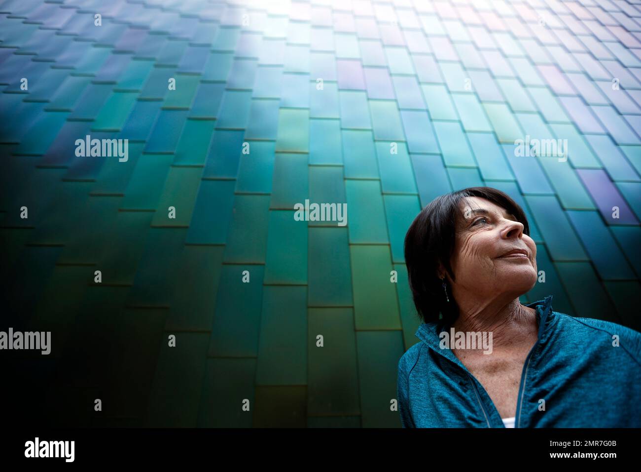 Cancer patient Alison Cairnes poses for a portrait at the University of ...