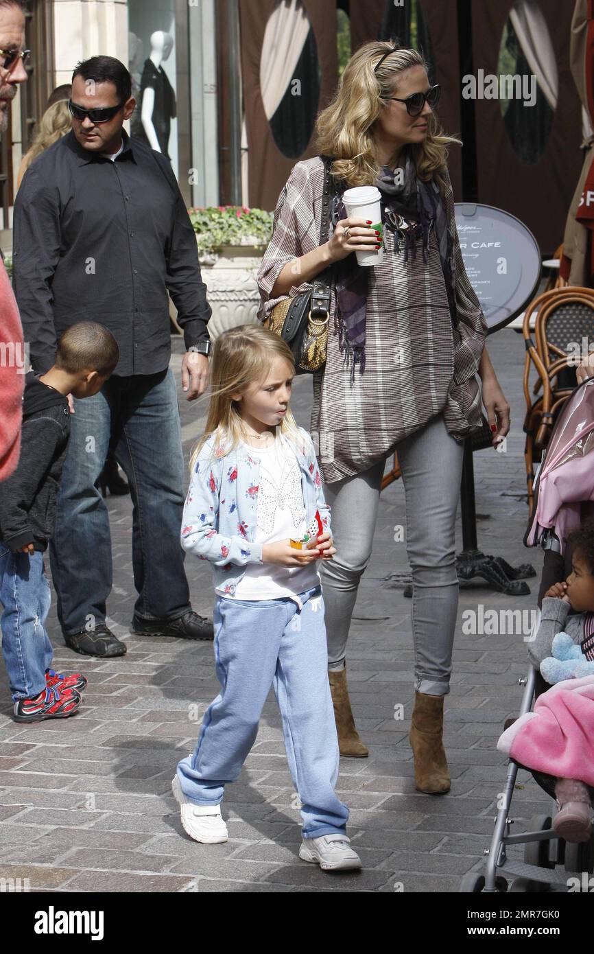 Top model Heidi Klum visits The Grove shopping center with her mom Erna ...