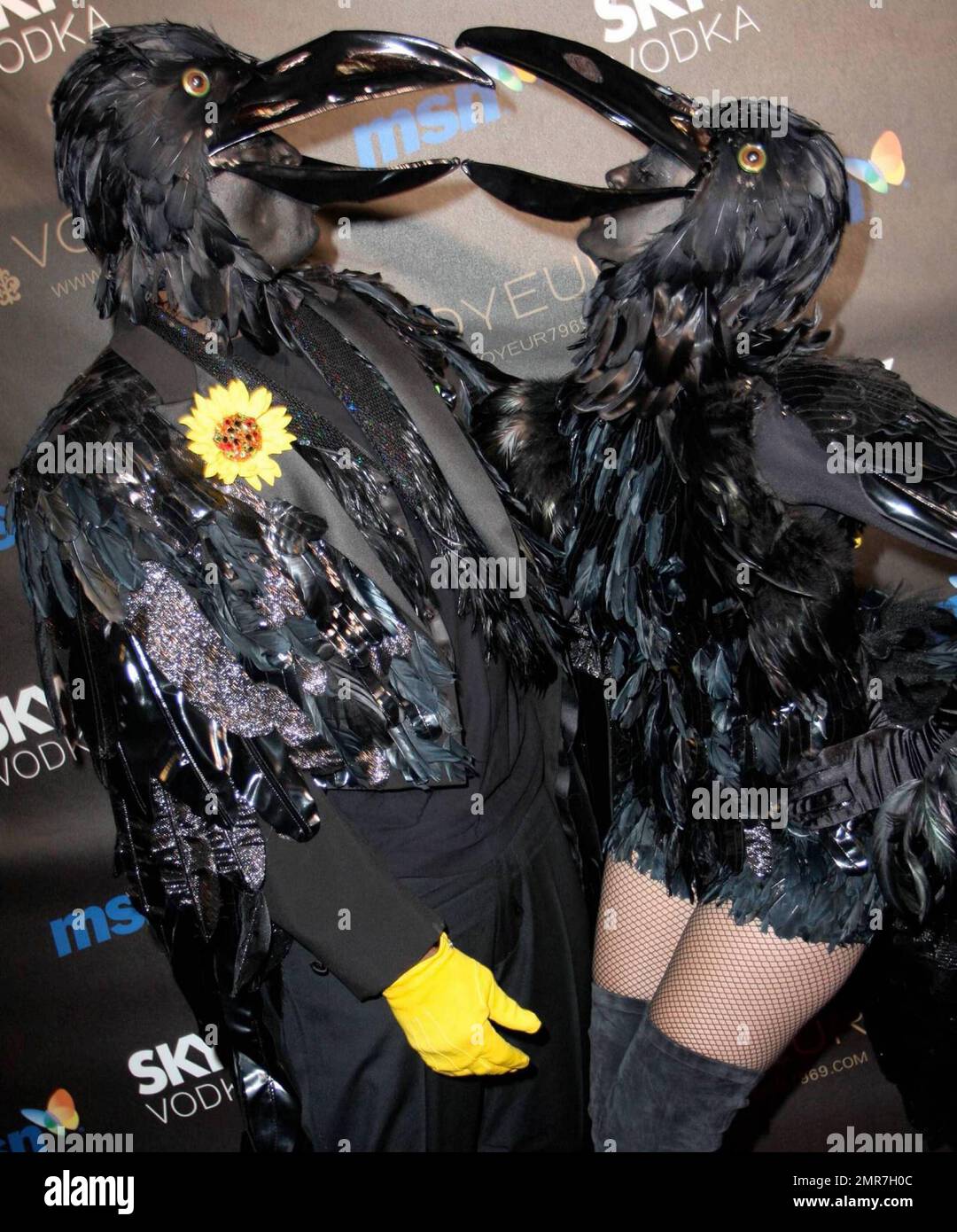 Heidi Klum (r) and husband Seal (l) at Heidi Klum's 10th Annual ...