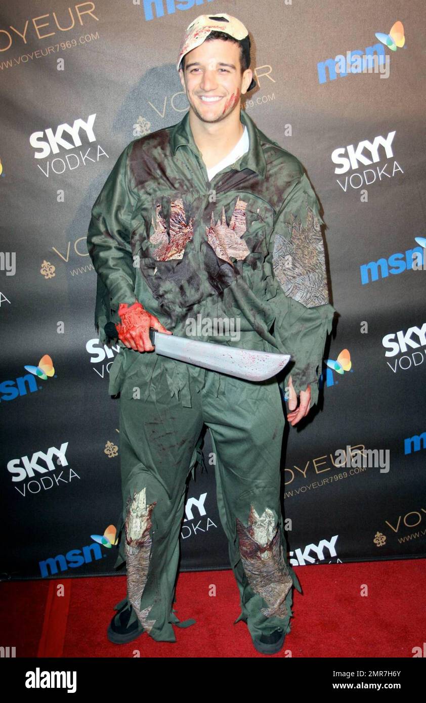 Mark Ballas at Heidi Klum's 10th Annual Halloweeen Party presented by ...