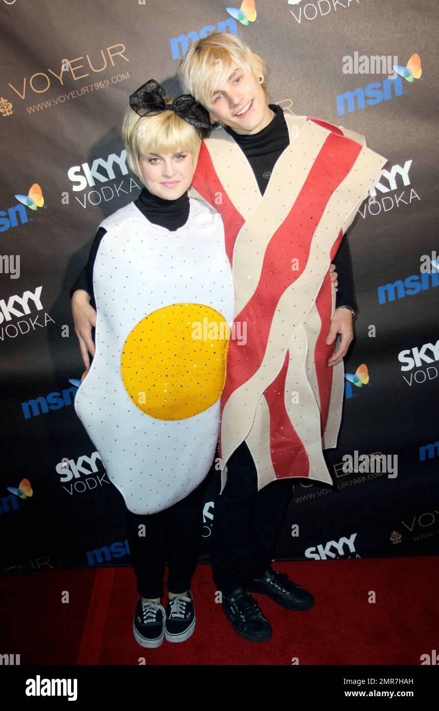 Kelly Osbourne and Luke Worrall at Heidi Klum's 10th Annual Halloweeen ...