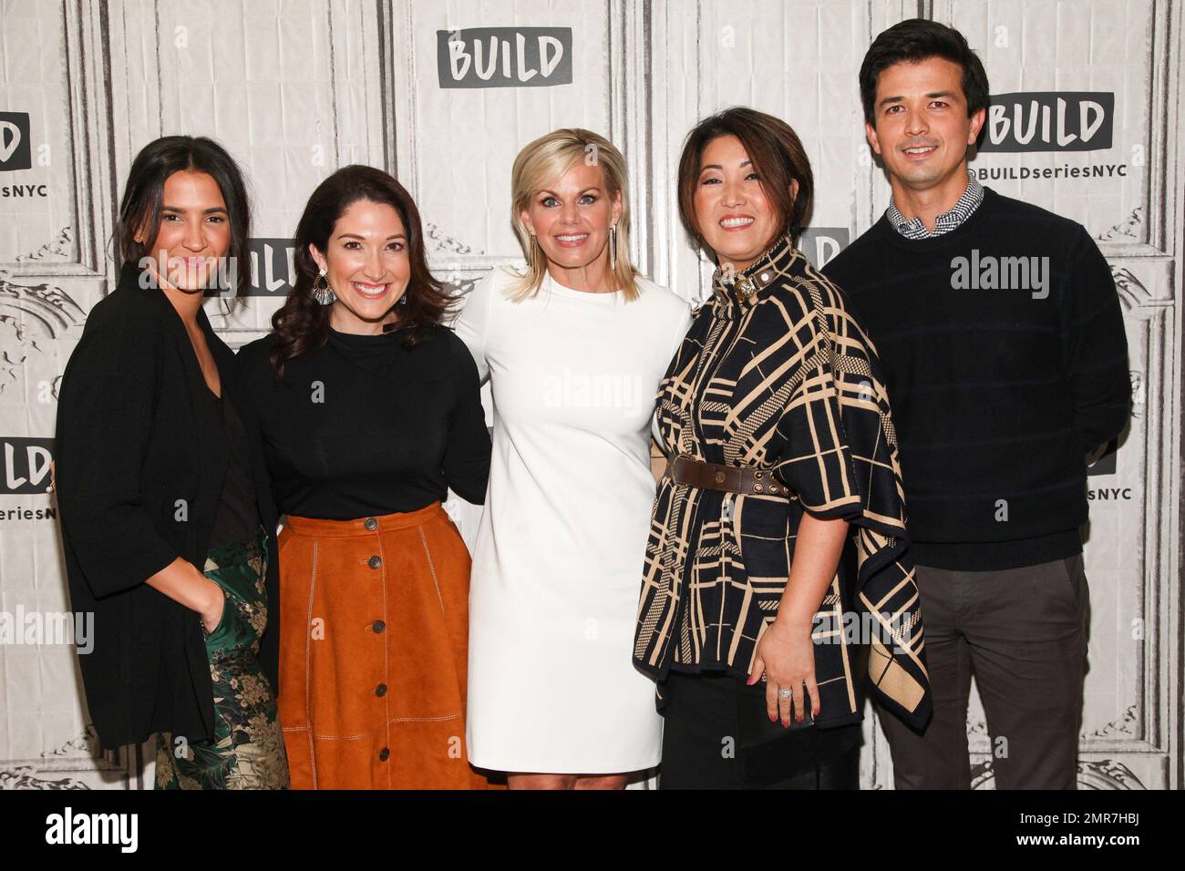 Kayla Sanders, from left, Randi Zuckerberg, Gretchen Carlson, Ari Horie ...