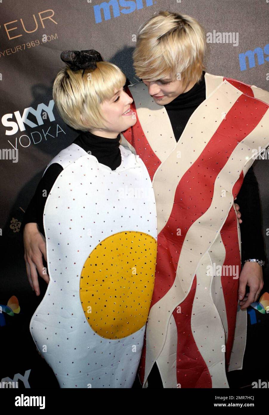 Kelly Osbourne and Luke Worrall at Heidi Klum's 10th Annual Halloweeen ...