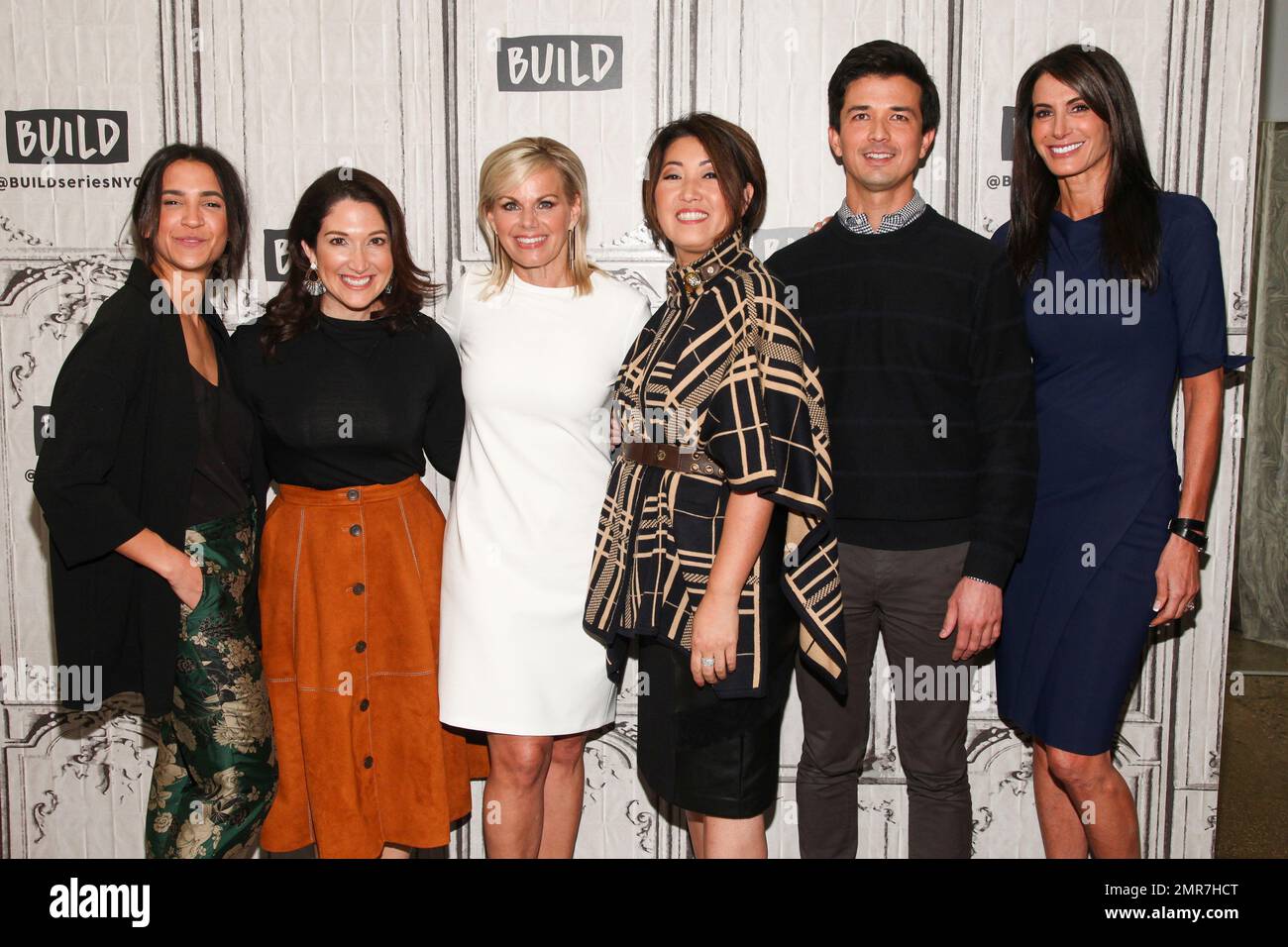 Kayla Sanders, from left, Randi Zuckerberg, Gretchen Carlson, Ari Horie ...
