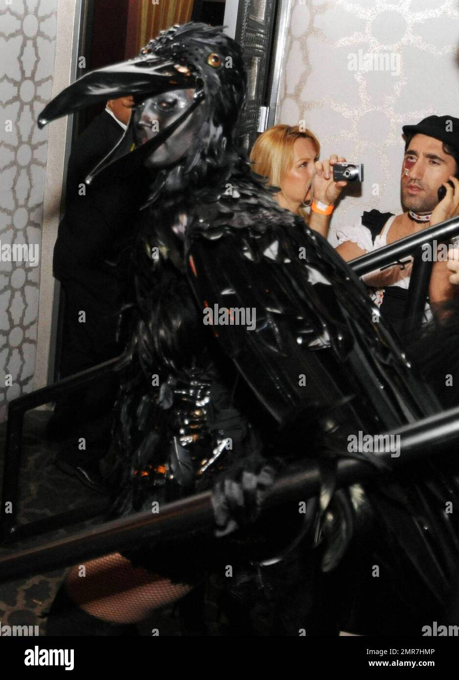 At Heidi Klums Halloween Party At Voyeur Night Club West Hollywood