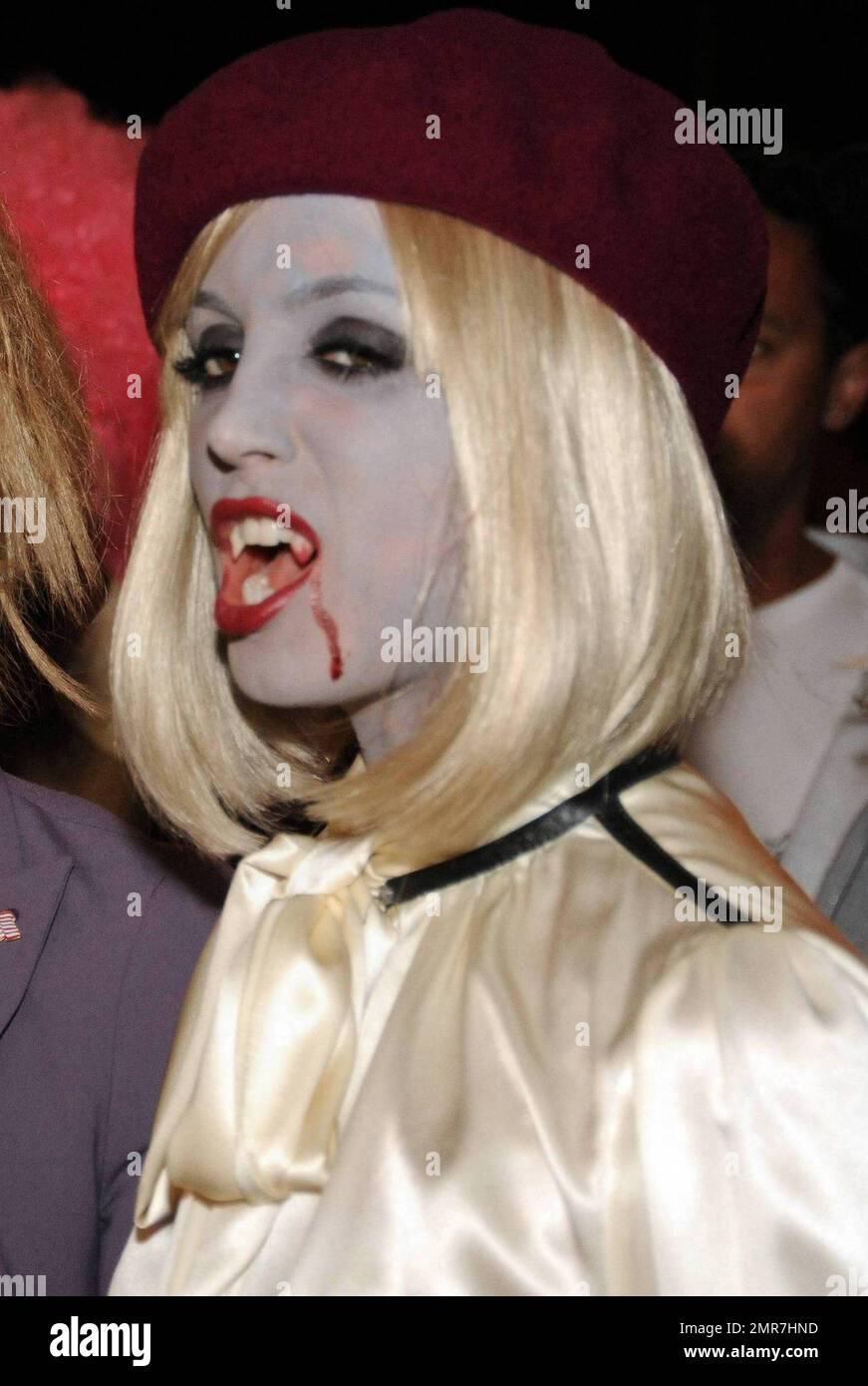 Eliza Dushku At Heidi Klums Halloween Party At Voyeur Night Club