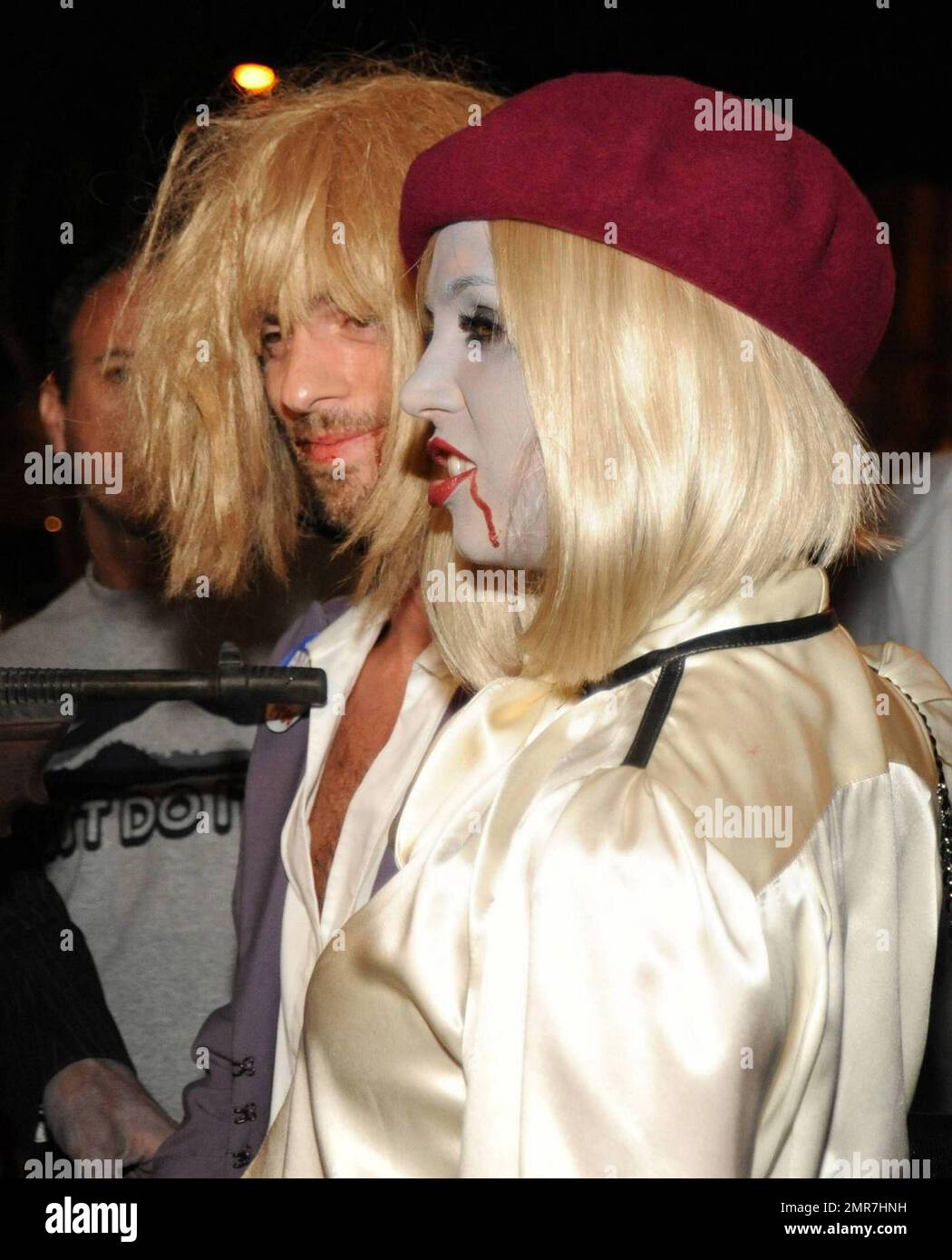 Eliza Dushku At Heidi Klums Halloween Party At Voyeur Night Club