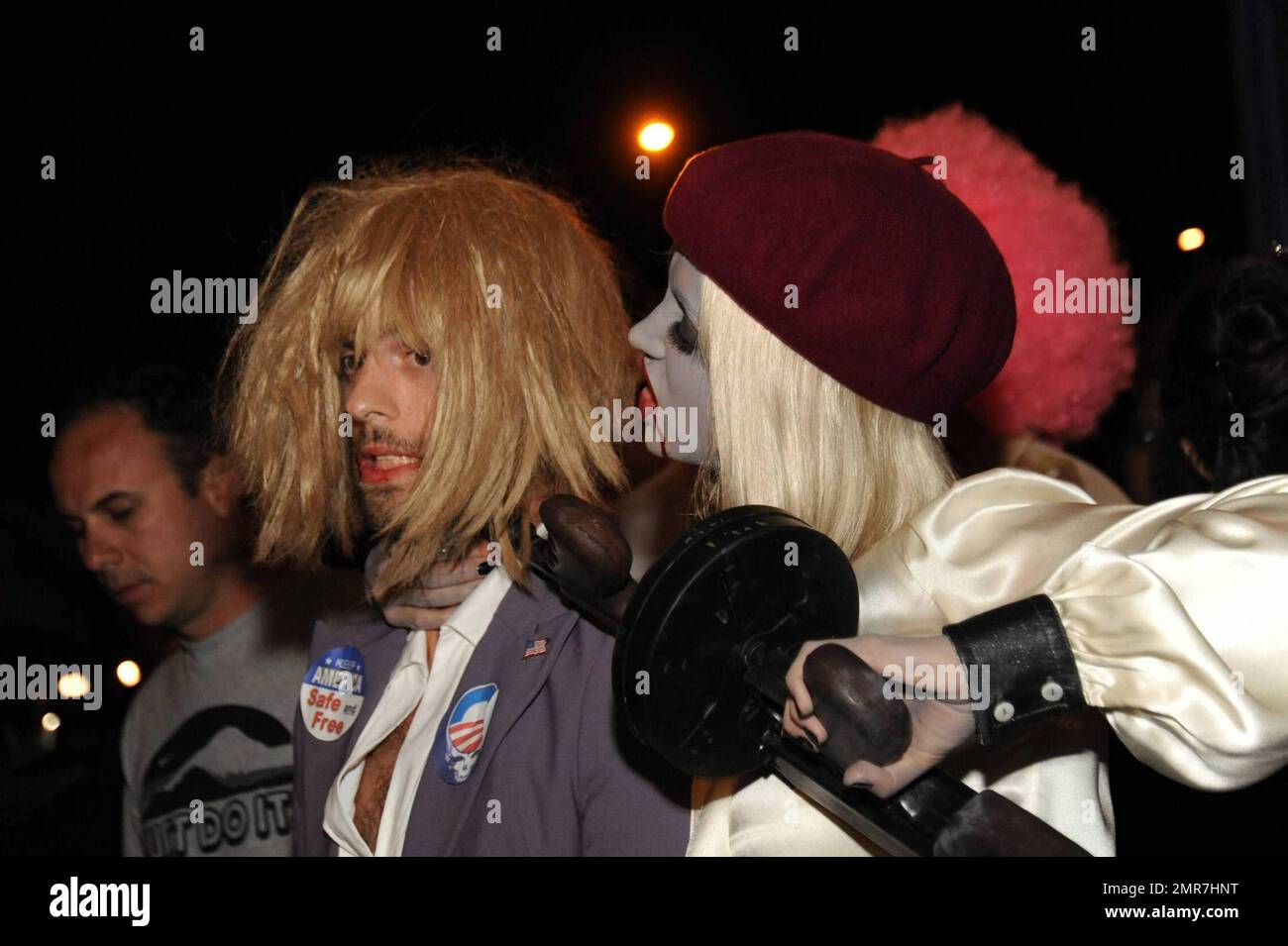 Eliza Dushku At Heidi Klums Halloween Party At Voyeur Night Club