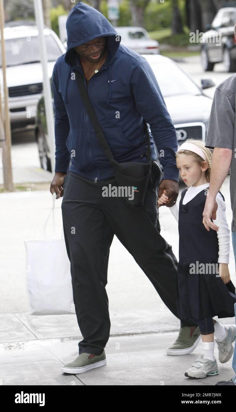 Top model Heidi Klum and musician husband Seal arrive to a karate class ...