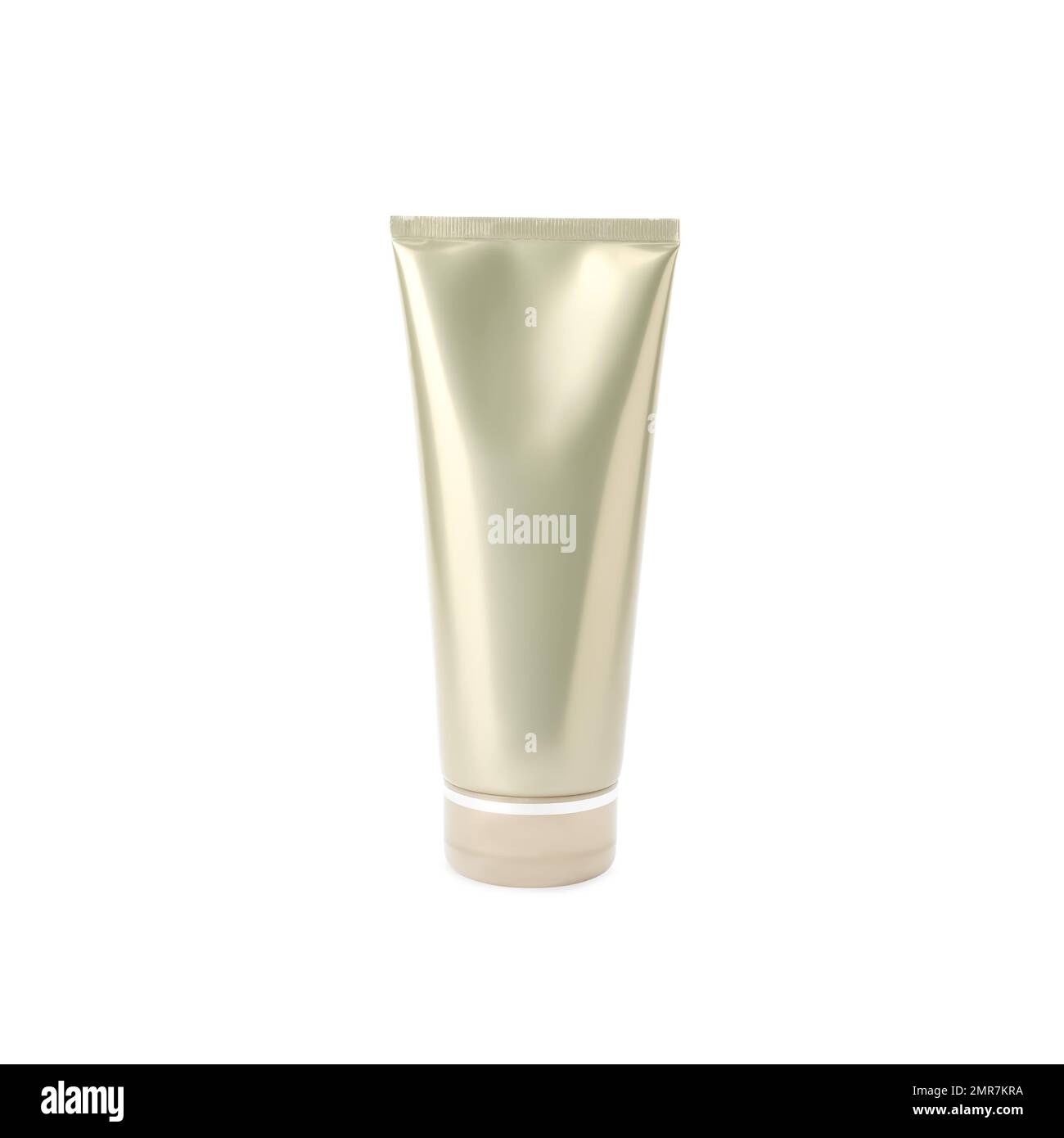 Tube of cosmetic product isolated on white Stock Photo - Alamy