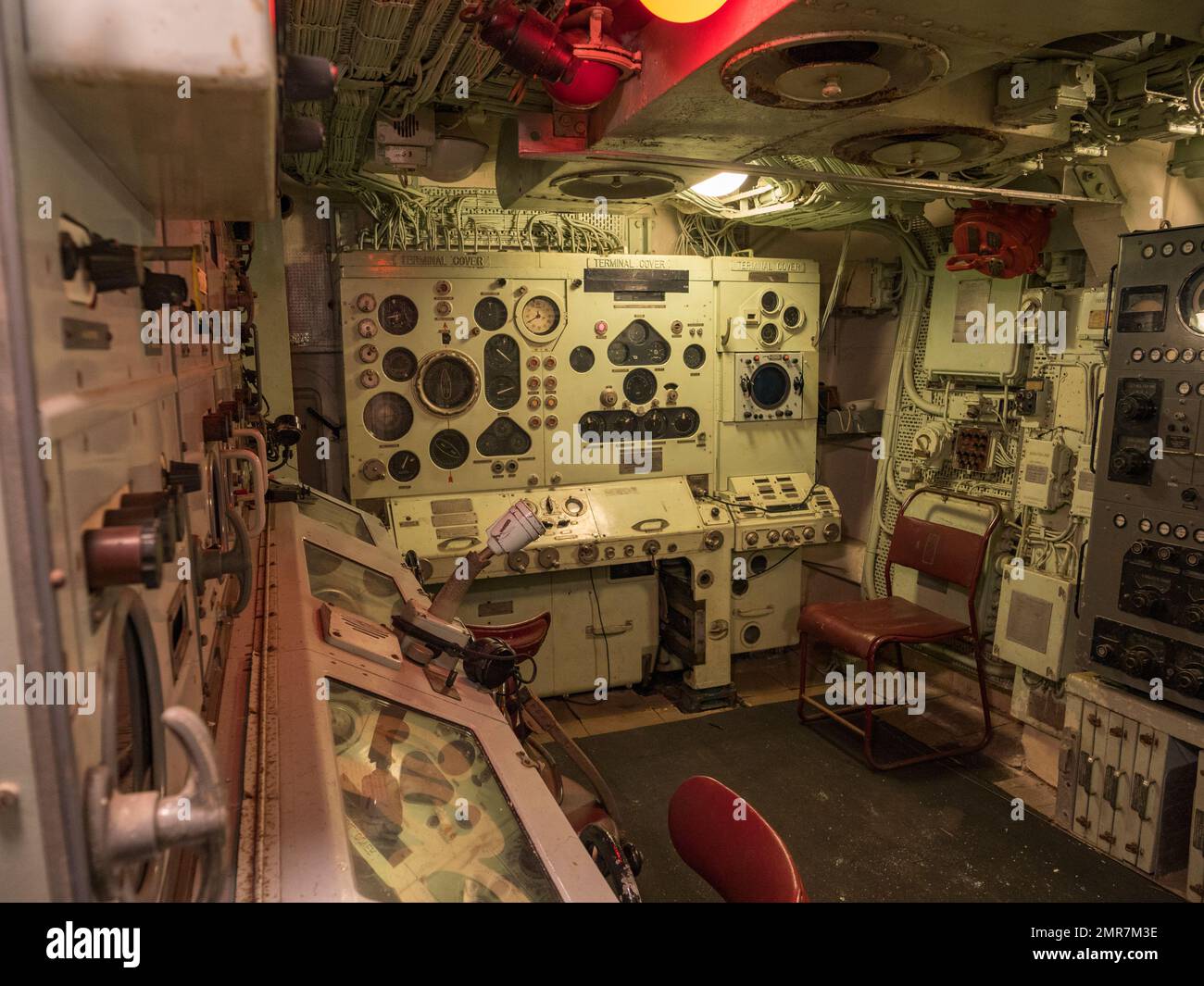 Gunnery Control Computer inside HMS Cavalier (D73/R73), a C-class ...
