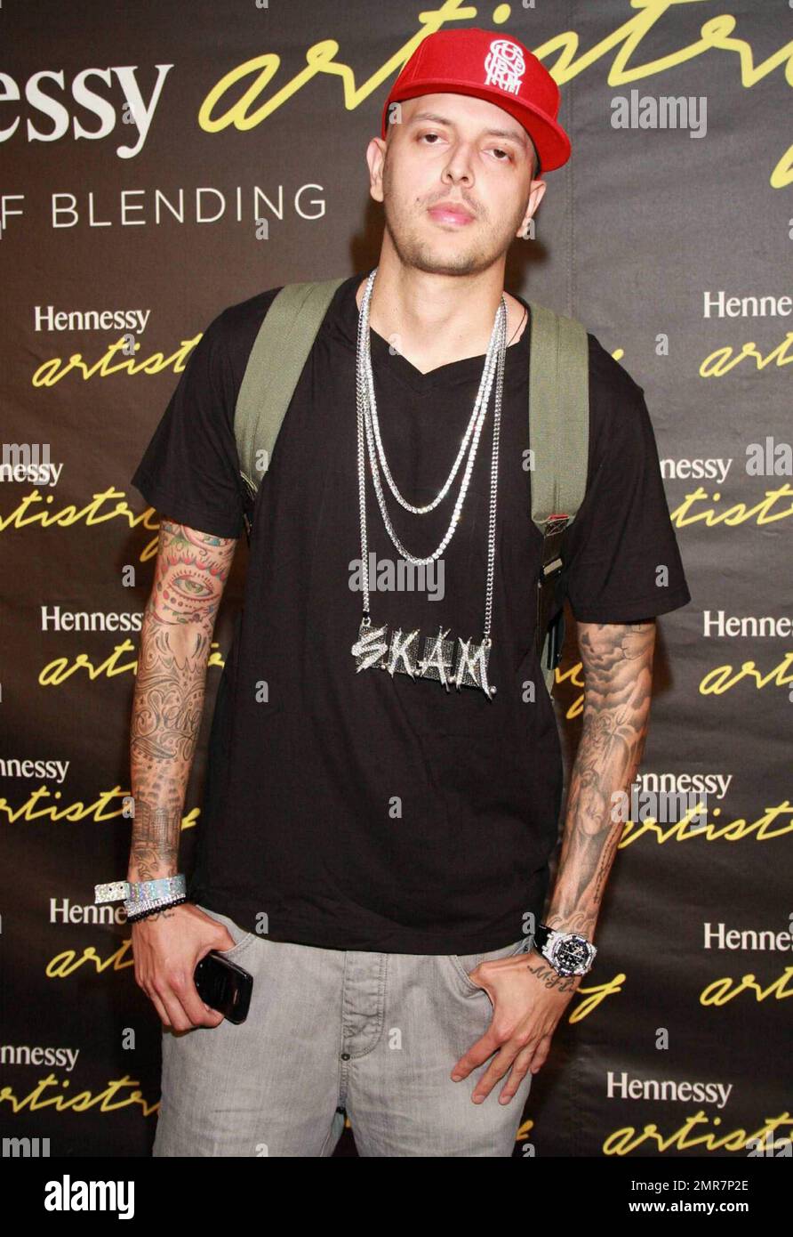 Guests arrive at Hennessy Artistry 2010 held at Ice Palace Studios. The ...