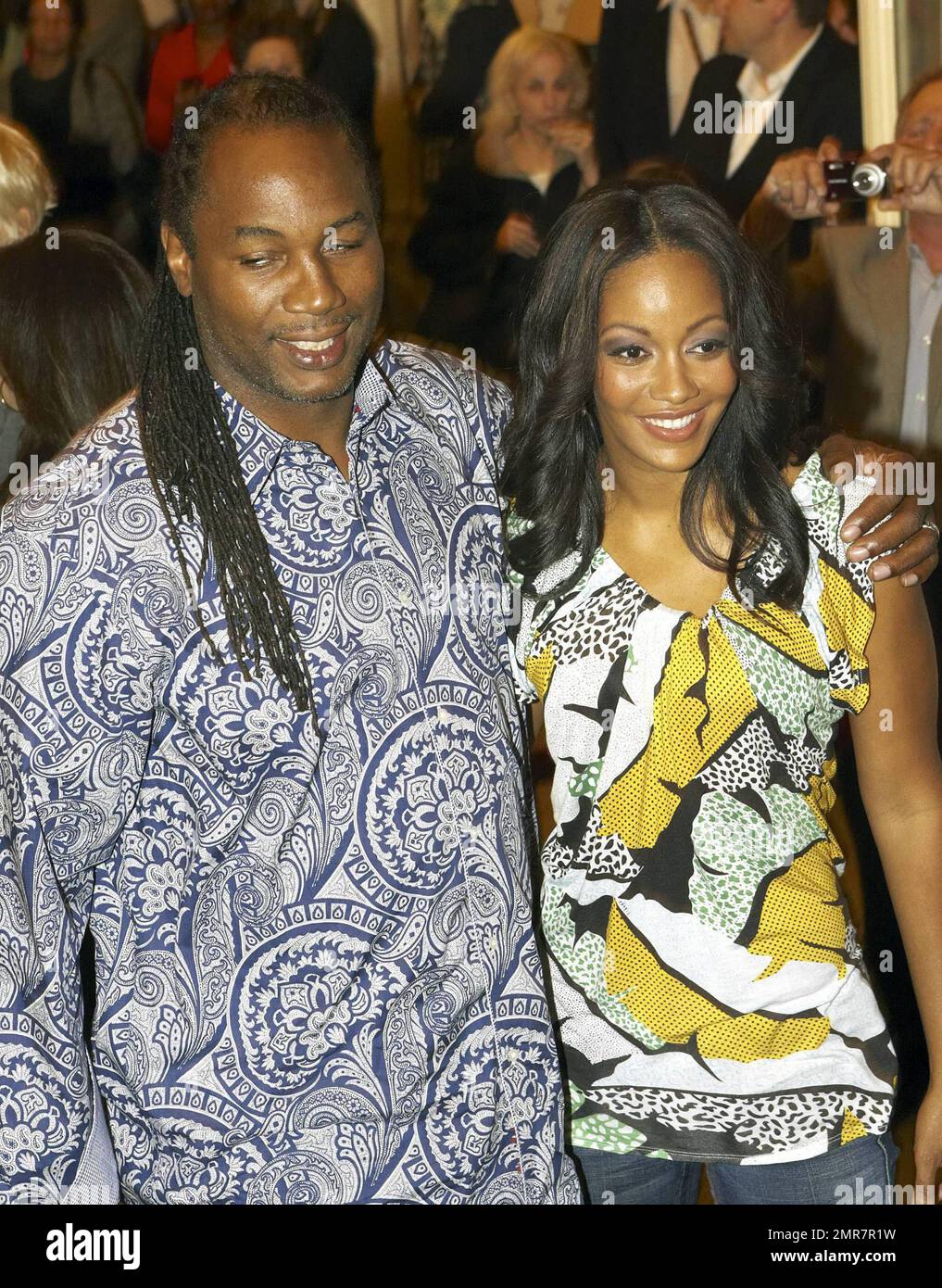 Lennox Lewis and wife Violet Chang at the screening of "Hereafter" at ...