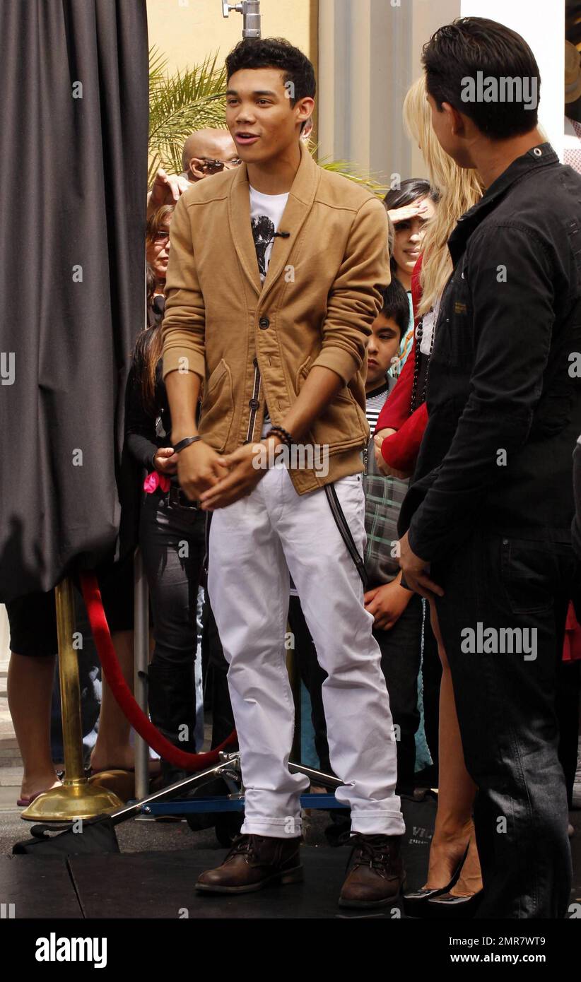 Chelsea Hightower and Roshon Fegan make an appearance at The Grove ...