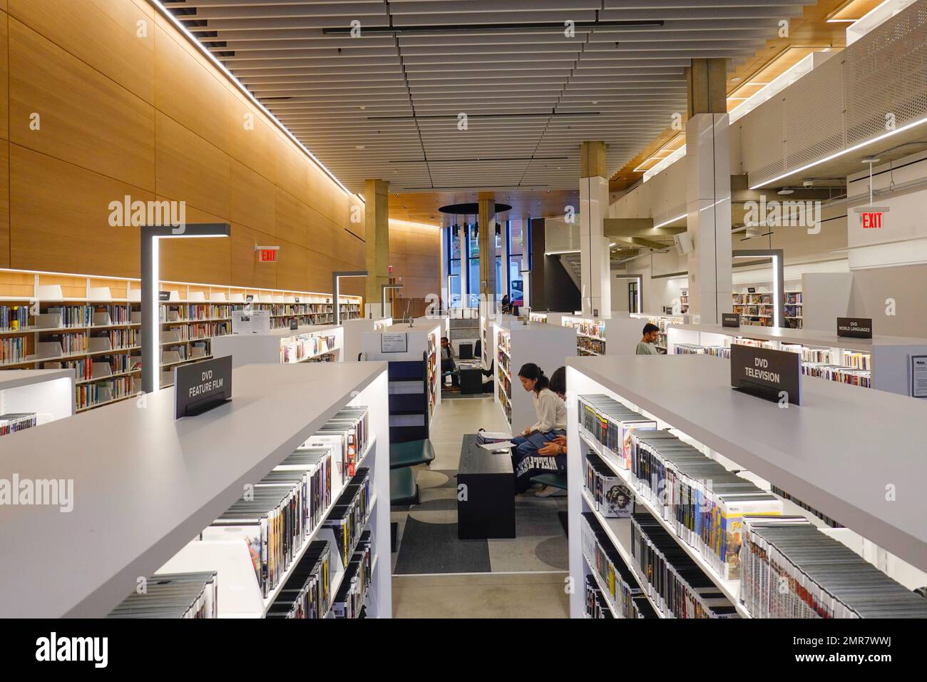 Brooklyn Heights Library at Cadman Plaza West in downtown Brooklyn NYC Stock Photo - Alamy