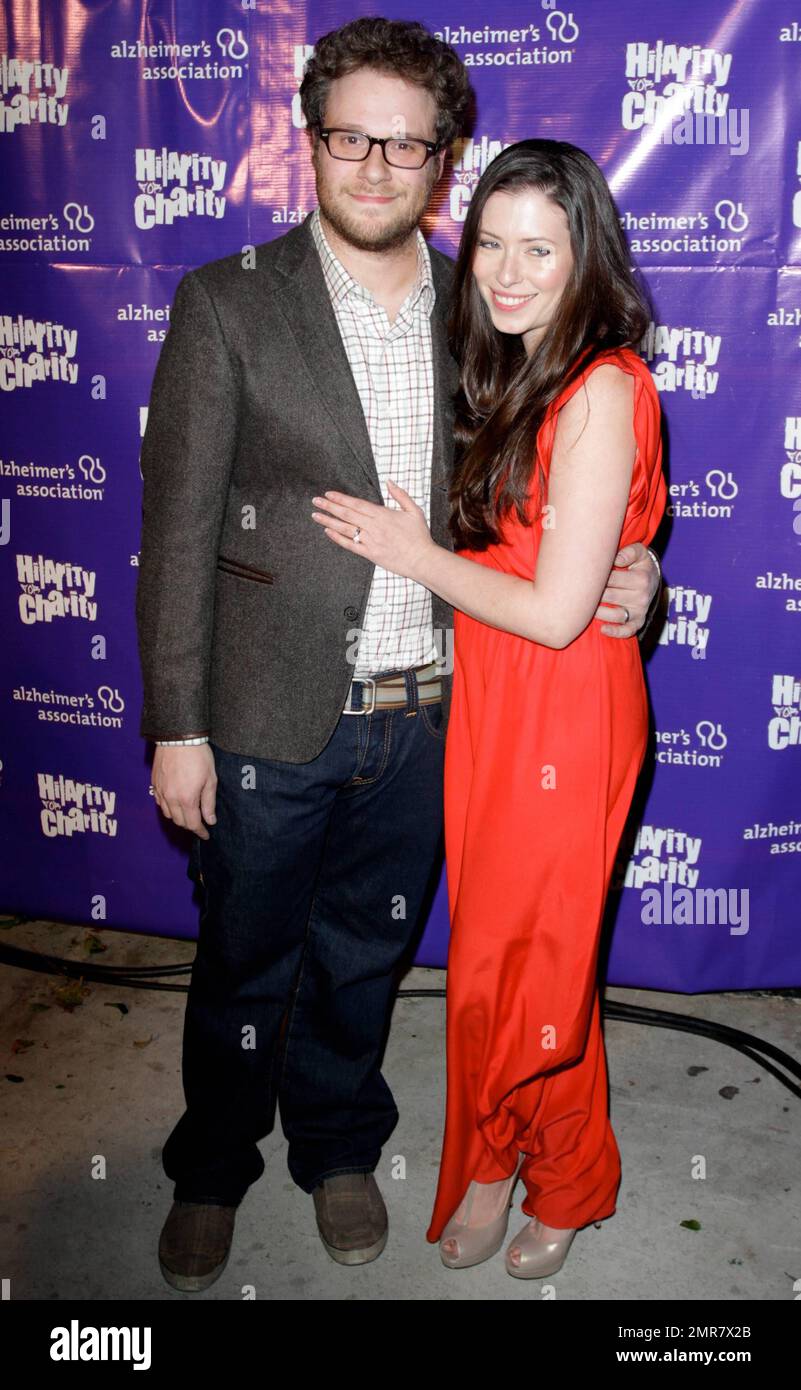 Seth Rogen and wife Lauren Miller host the first-ever "Hilarity for ...