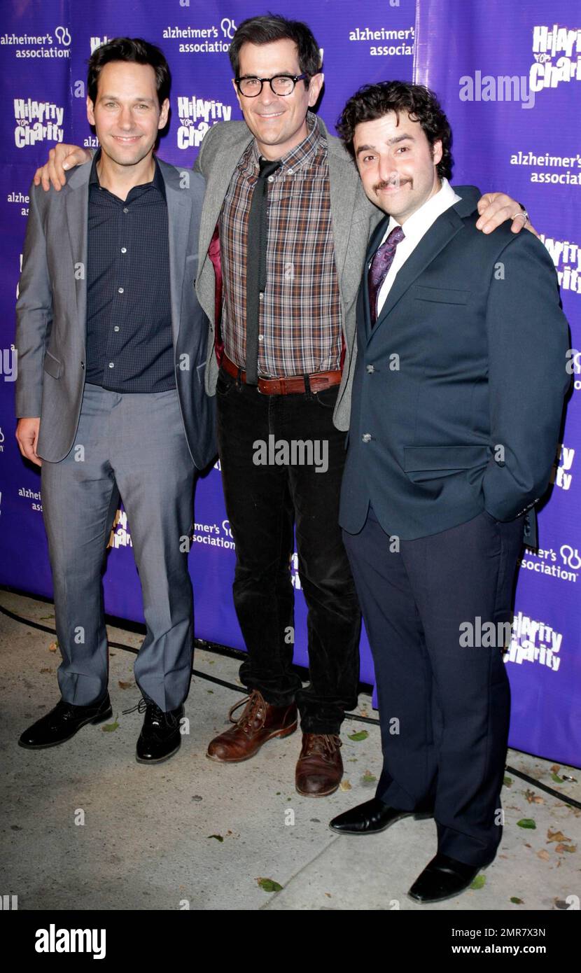 Actors Paul Rudd, Ty Burrell, and David Krumholtz attended "Hilarity ...