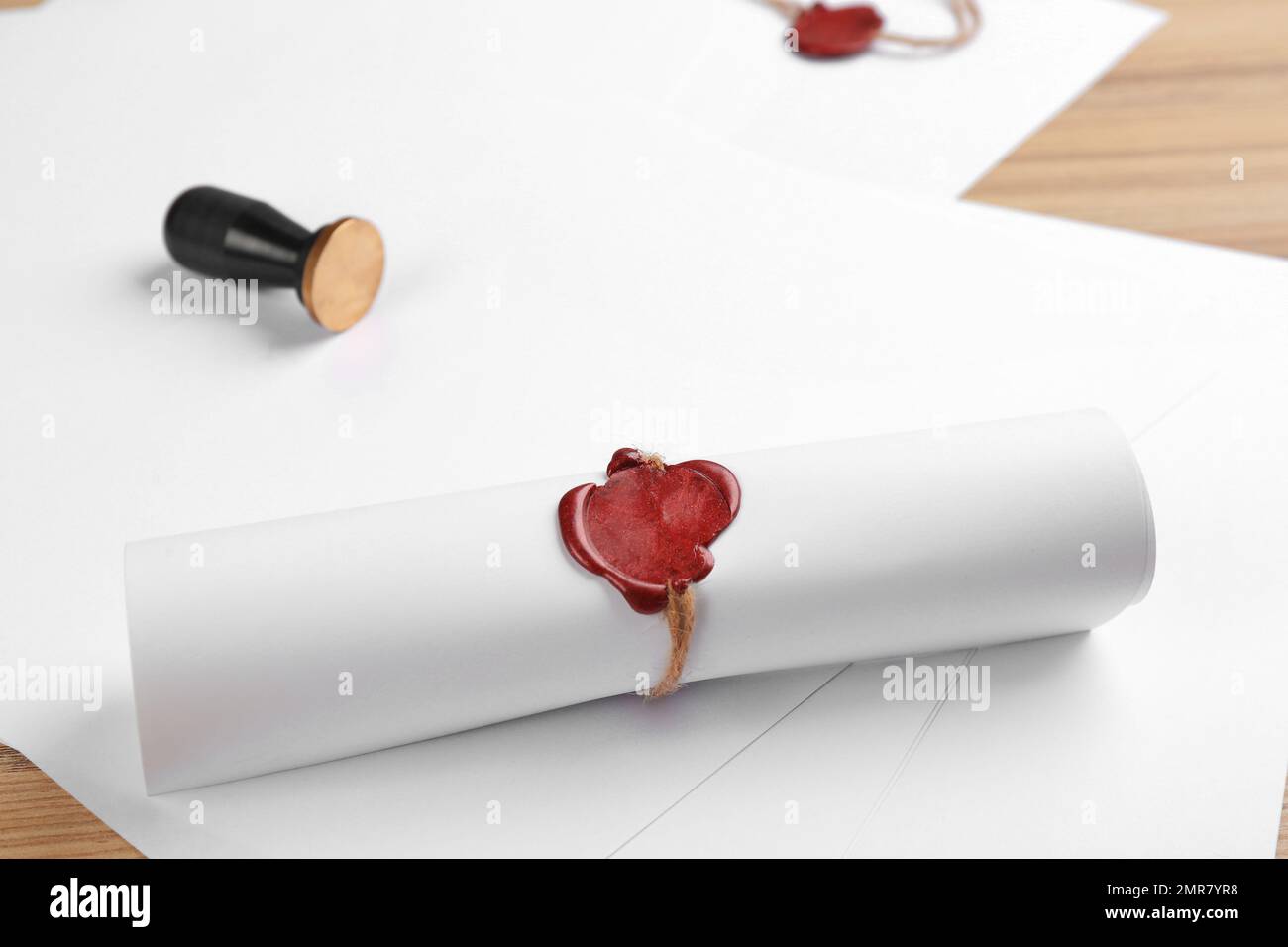 Stamp and document mockup hi-res stock photography and images - Alamy