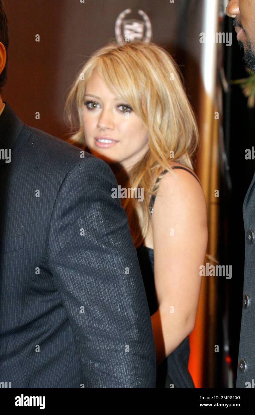 Hilary and Haylie Duff attend the party for "War, Inc." at the Cadillac ...