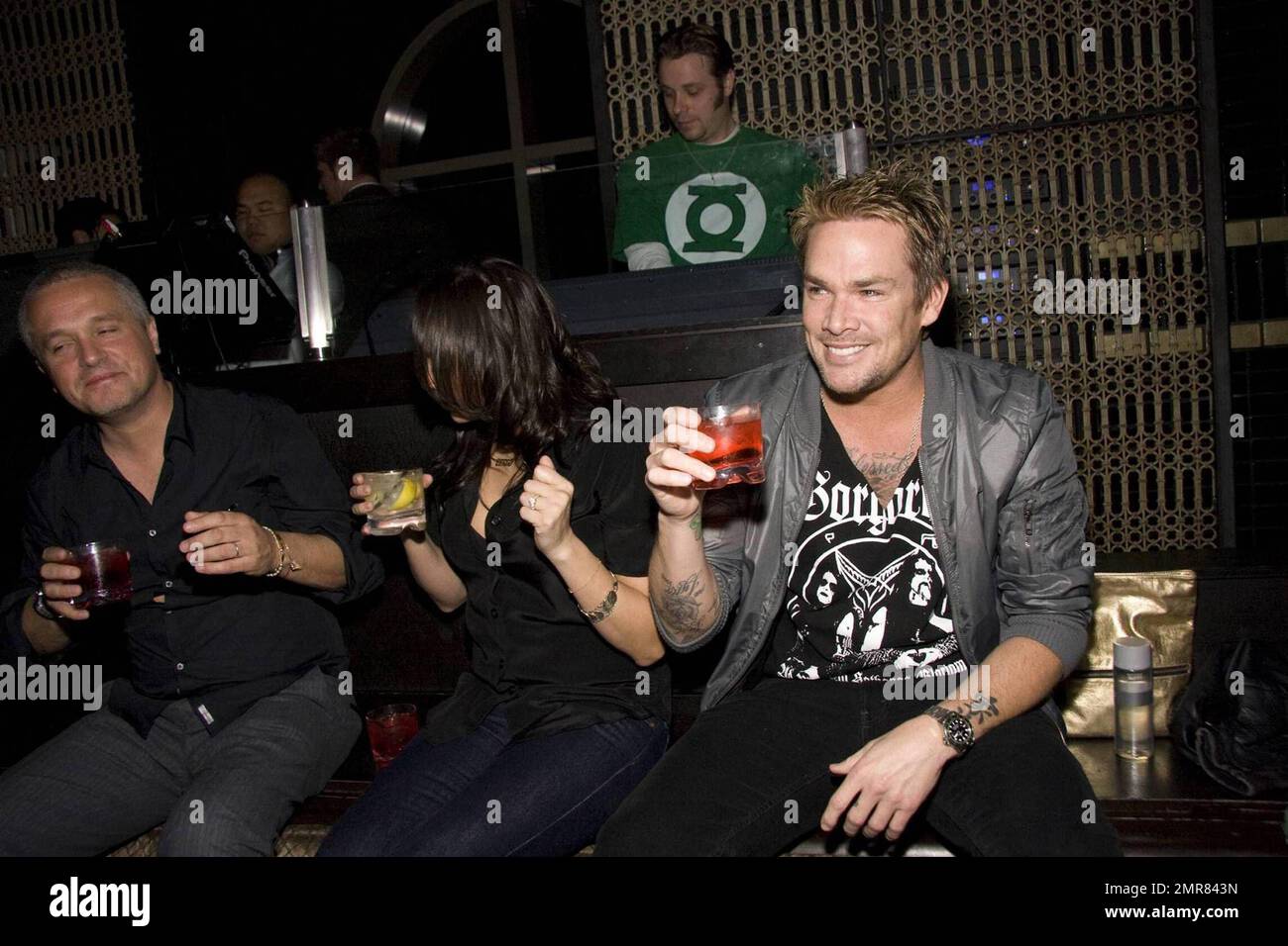 Paris Hilton parties with her new beau Doug Reinhardt and Mark McGrath ...