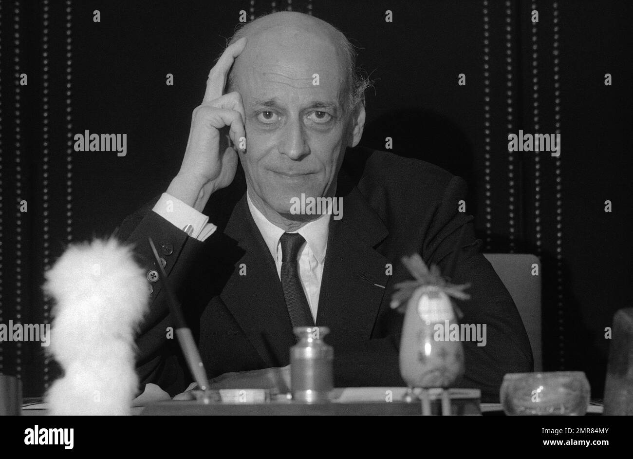 General manager of the Metropolitan Opera Rudolf Bing is pictured at ...