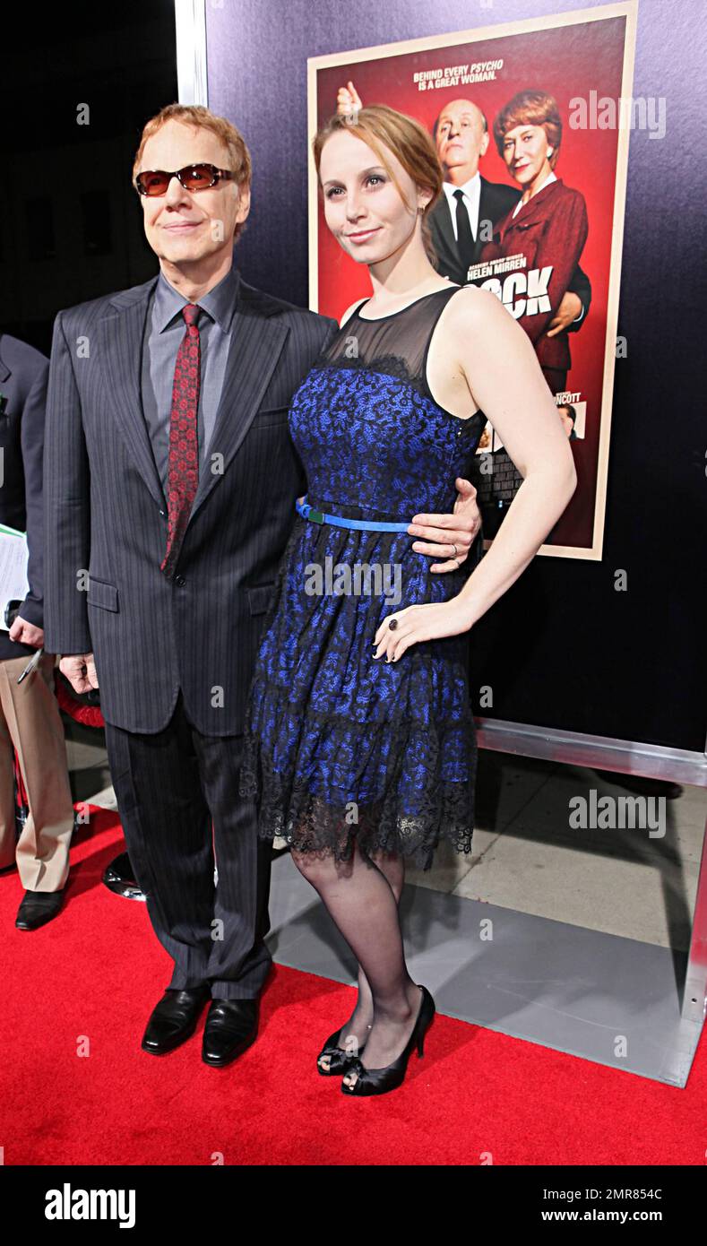 Danny Elfman and Mali Elfman at the Los Angeles Premiere of "Hitchcock ...