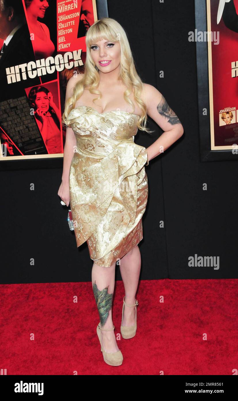 Emma Jacobs at the premiere of 'Hitchcock' at the Ziegfeld Theater. New ...