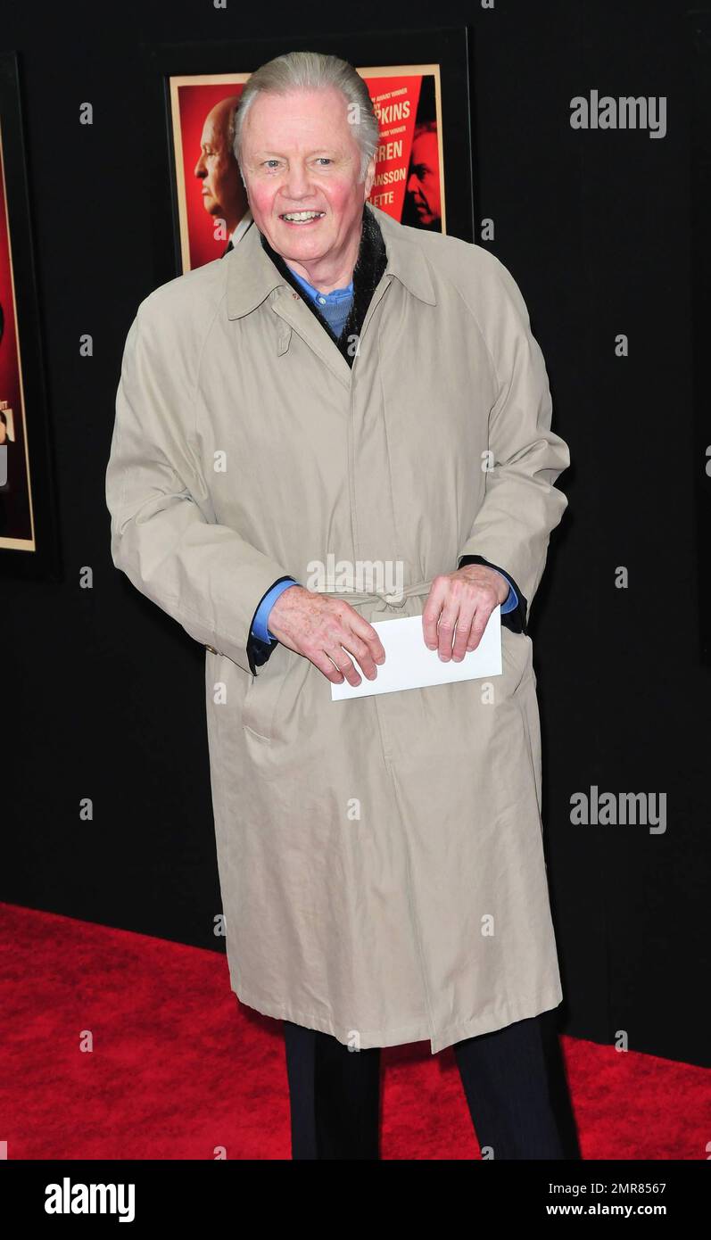 Jon Voight at the premiere of 'Hitchcock' at the Ziegfeld Theater. New ...
