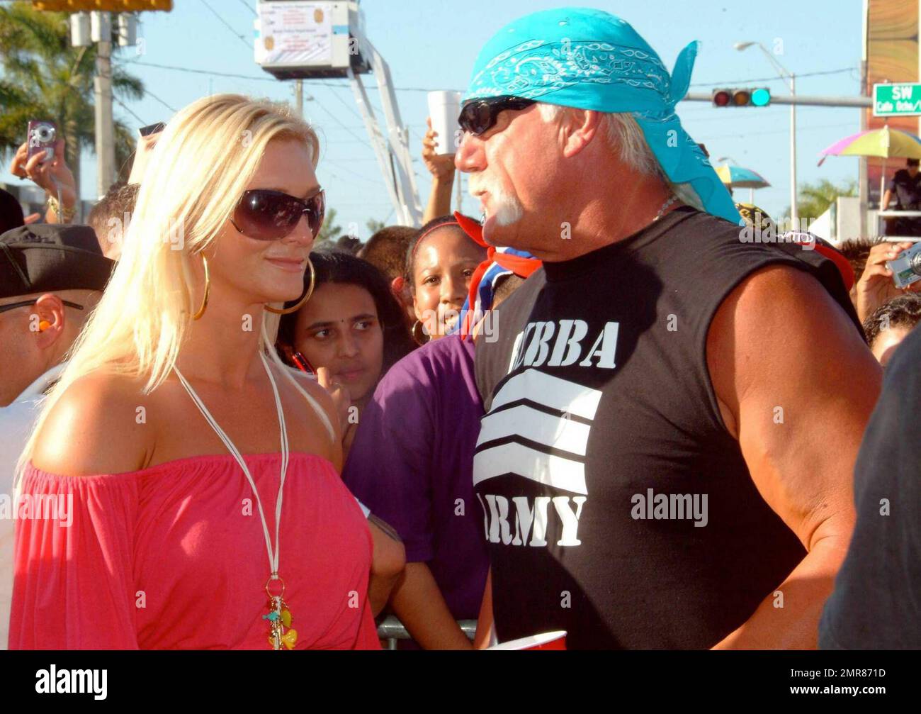 Brooke Hogan performs live during the Calle Ocho Festival in Miami's ...