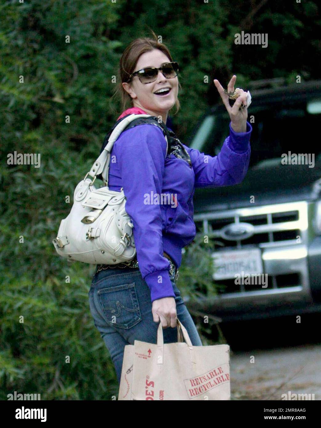 Exclusive!! Australian singer and actress Holly Valance was seen out ...