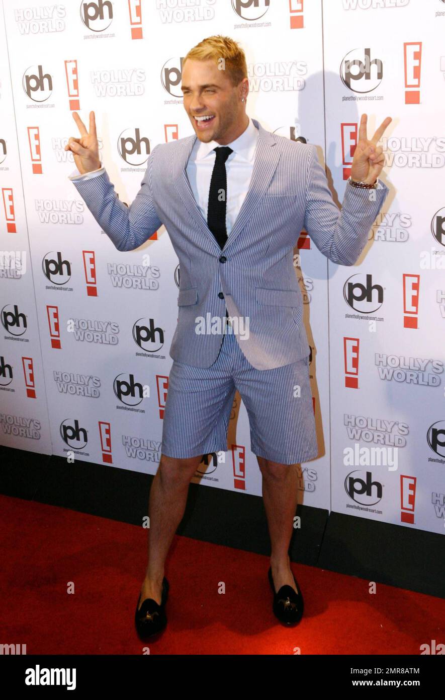 Josh Strickland at the premiere of "Holly's World" at Planet Hollywood ...