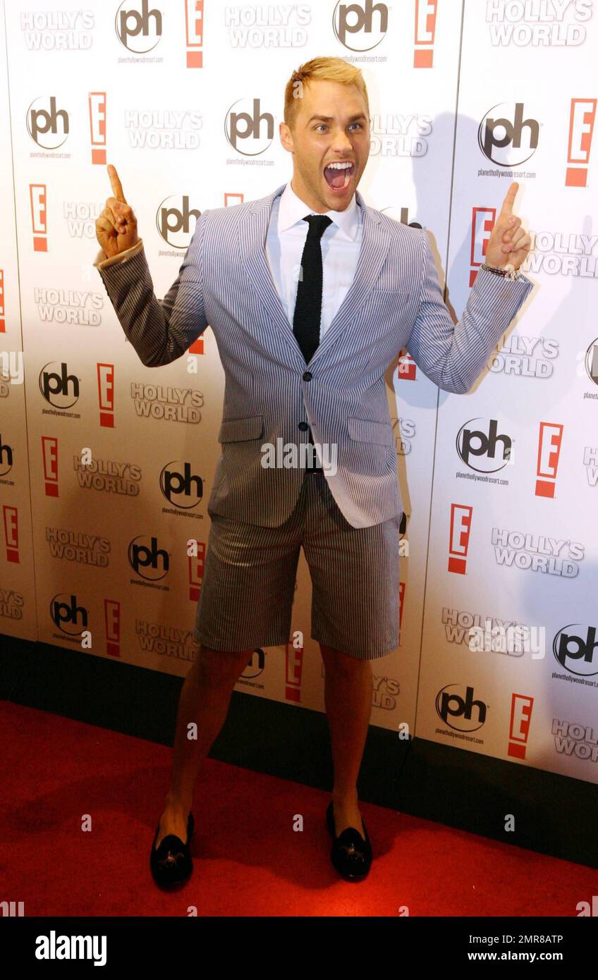 Josh Strickland at the premiere of "Holly's World" at Planet Hollywood ...
