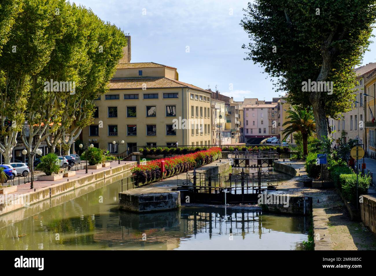 Canal de la Robine, Narbonne, Département Aude, Region Occitanie ...