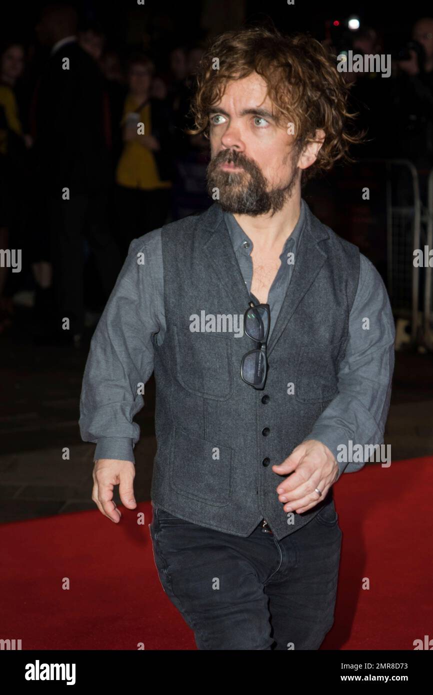 Actor Peter Dinklage poses for photographers upon arrival at the ...