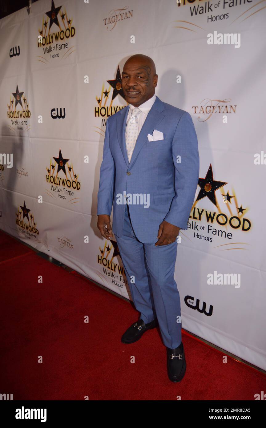 Mike Tyson at the Hollywood Walk of Fame Honors event held at the ...