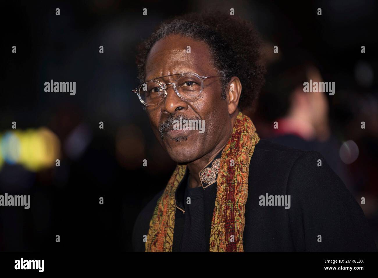 Actor Clarke Peters poses for photographers upon arrival at the ...