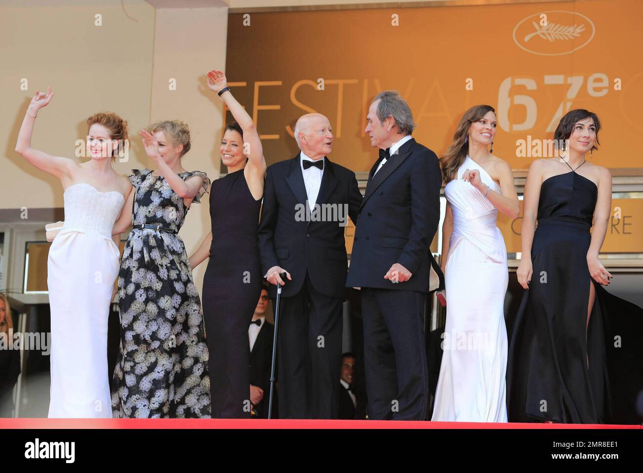 Miranda Otto, Sonja Richter, Gilles Jacob, Tommy Lee Jones and Hilary ...