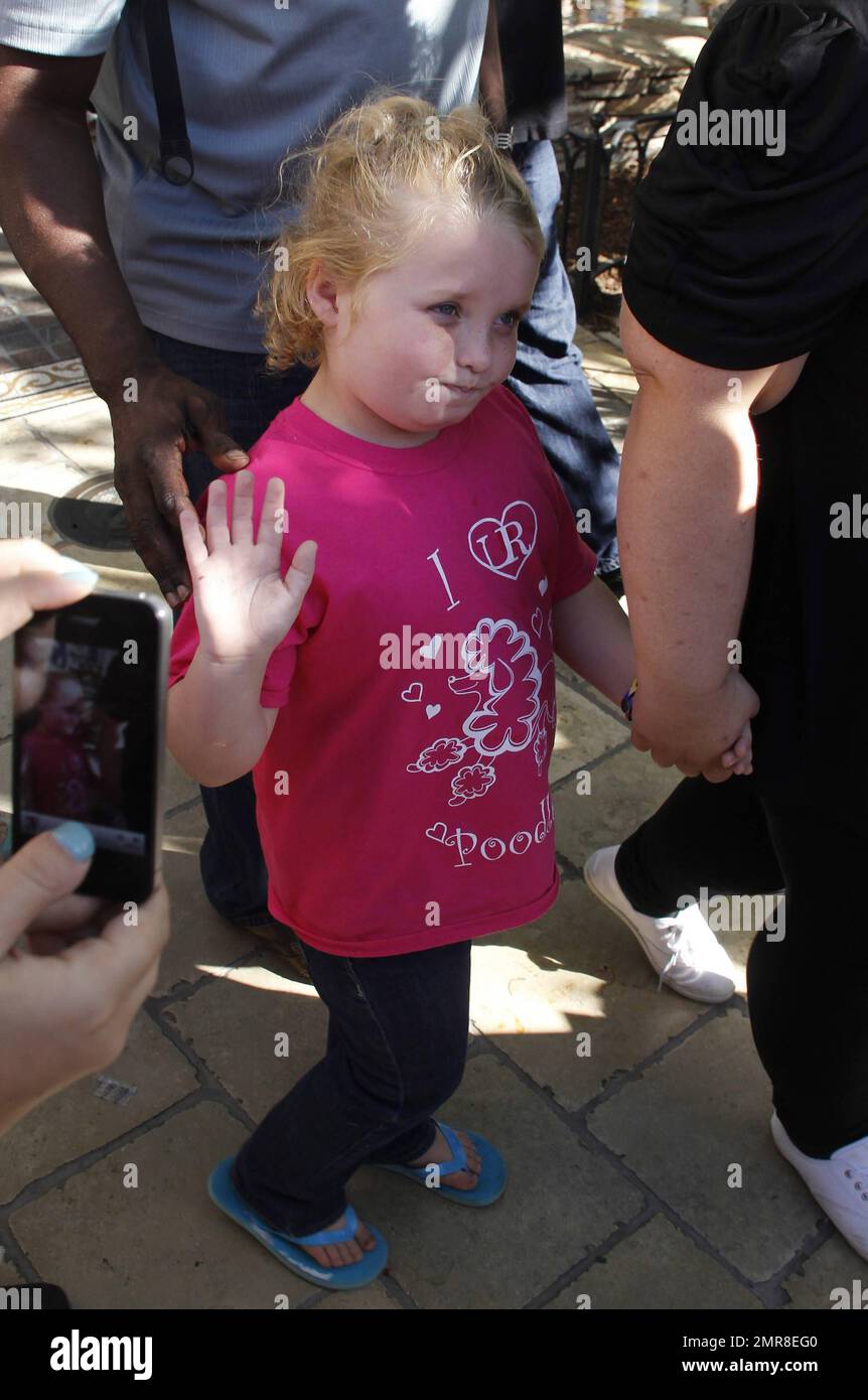 Honey Boo Boo (aka Alana Thompson), star of the TLC reality show "Here ...