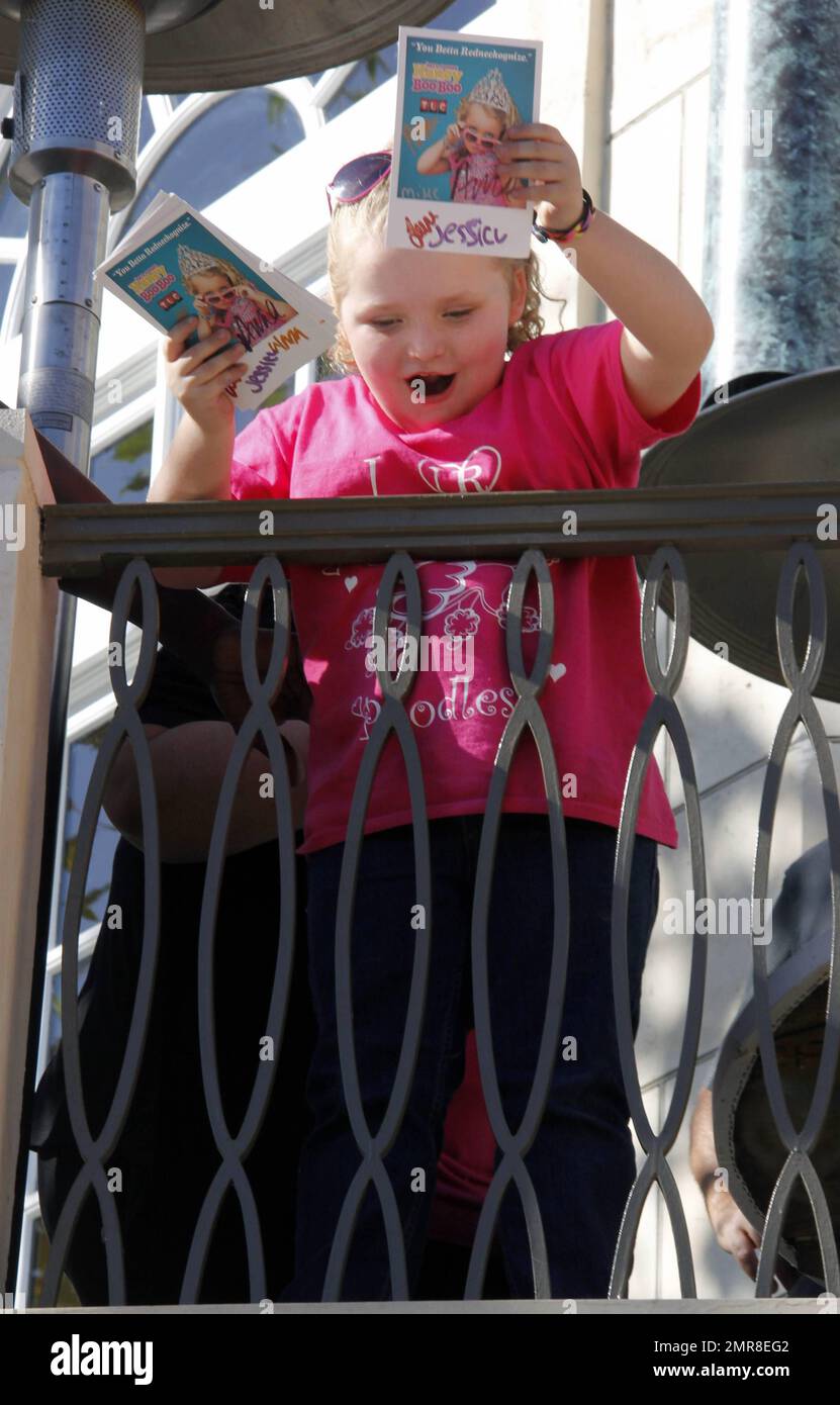 Honey Boo Boo (aka Alana Thompson), star of the TLC reality show "Here ...