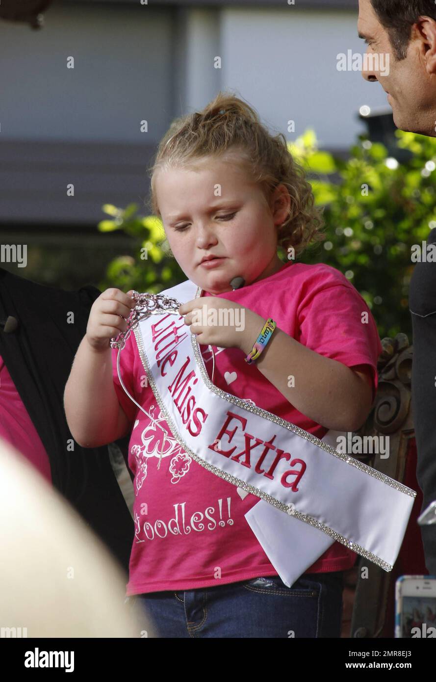 Honey Boo Boo (aka Alana Thompson), star of the TLC reality show "Here ...