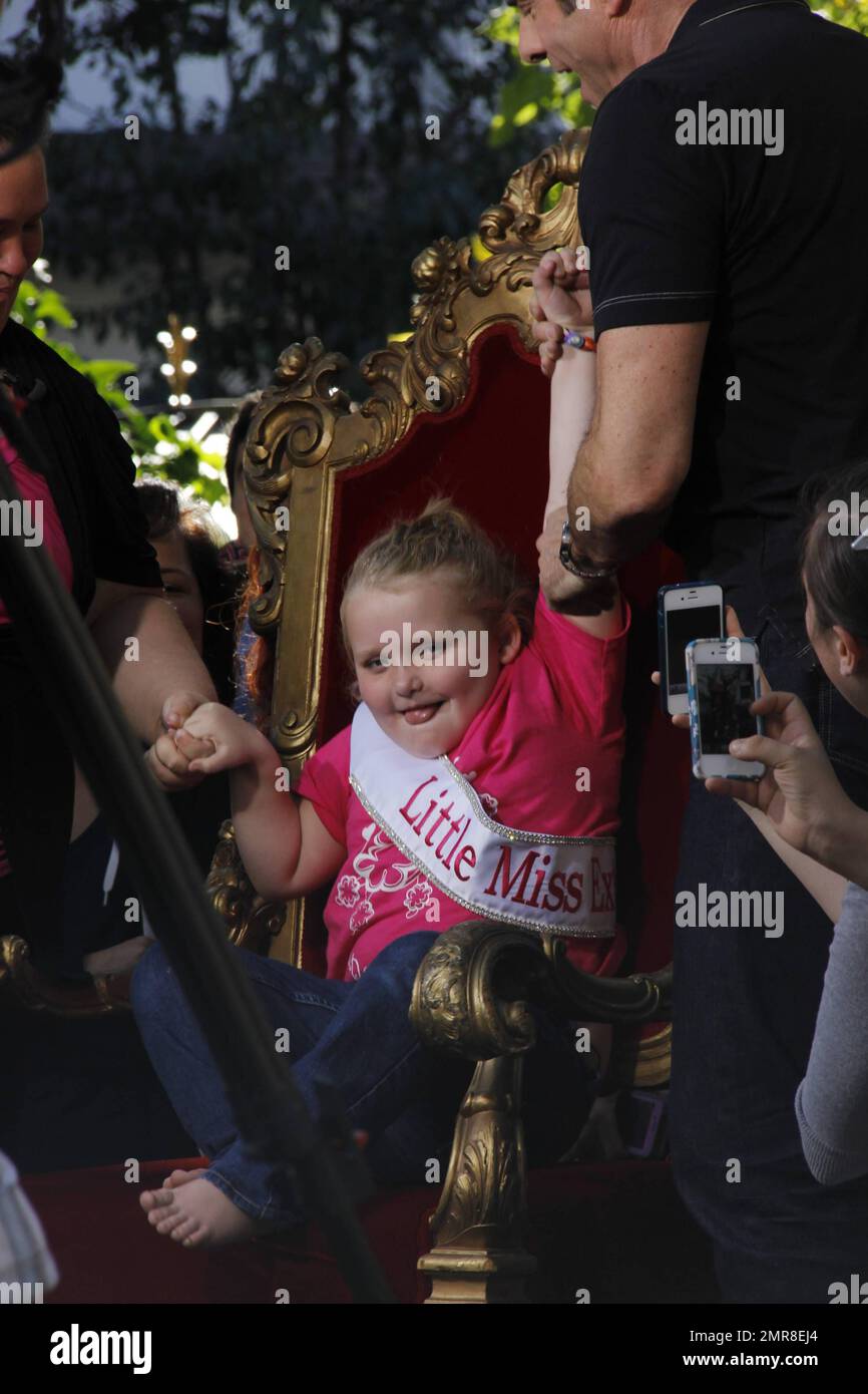 Honey Boo Boo (aka Alana Thompson), star of the TLC reality show "Here ...