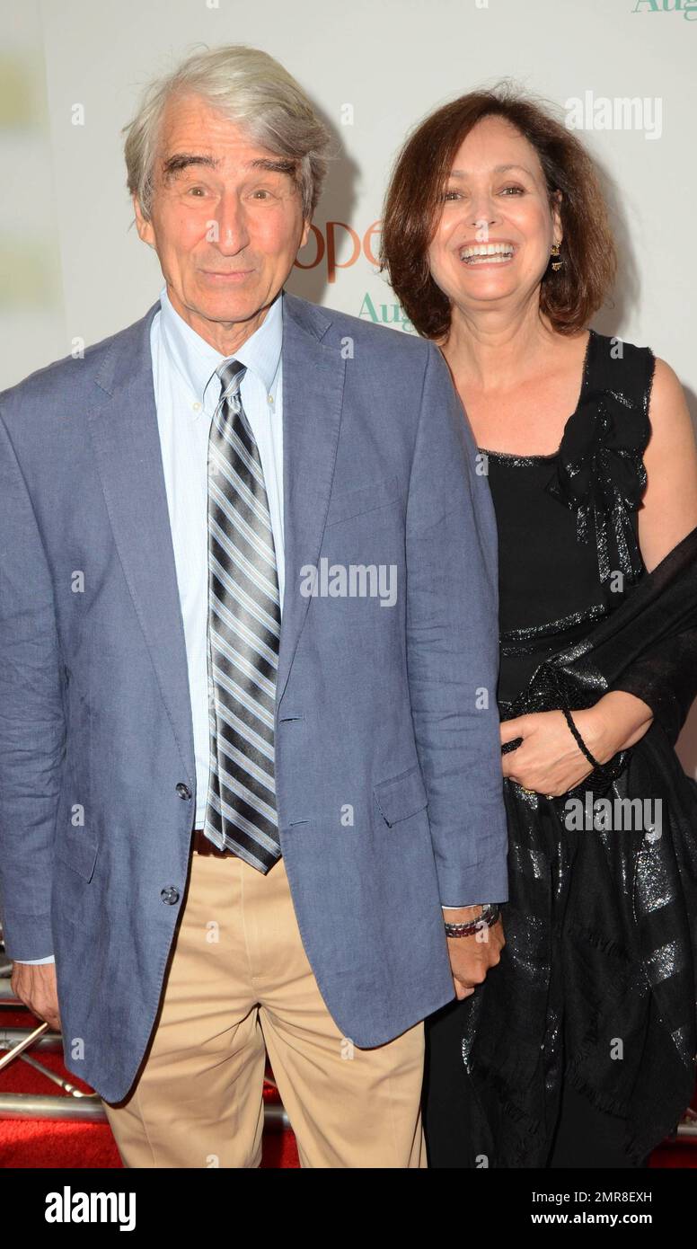 Sam Waterston and Lynn Louisa Woodruff at the premiere of "Hope Springs ...