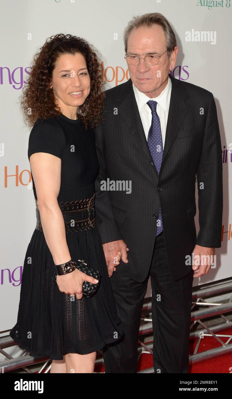 Dawn Laurel and Tommy Lee Jones at the premiere of "Hope Springs" at ...