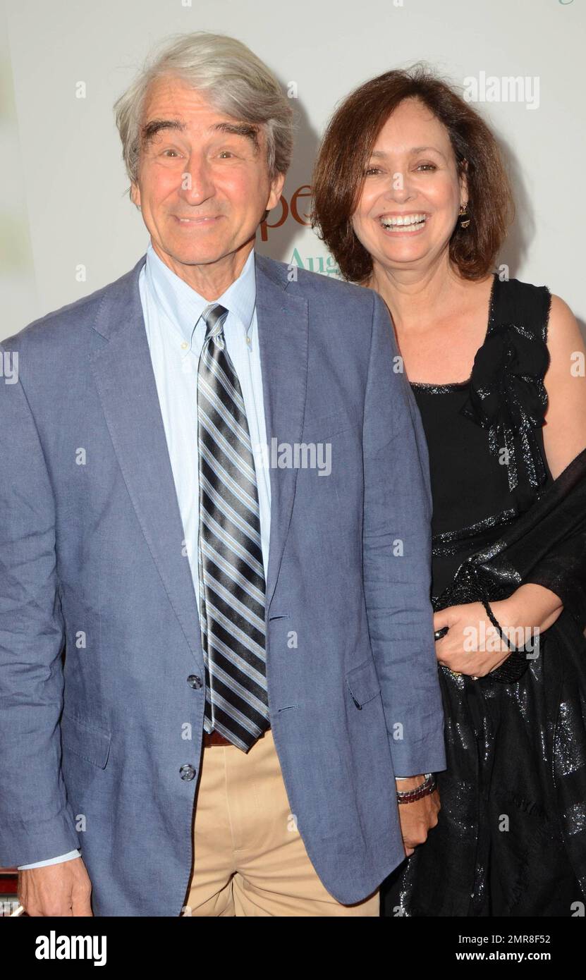Sam Waterston and Lynn Louisa Woodruff at the premiere of "Hope Springs ...