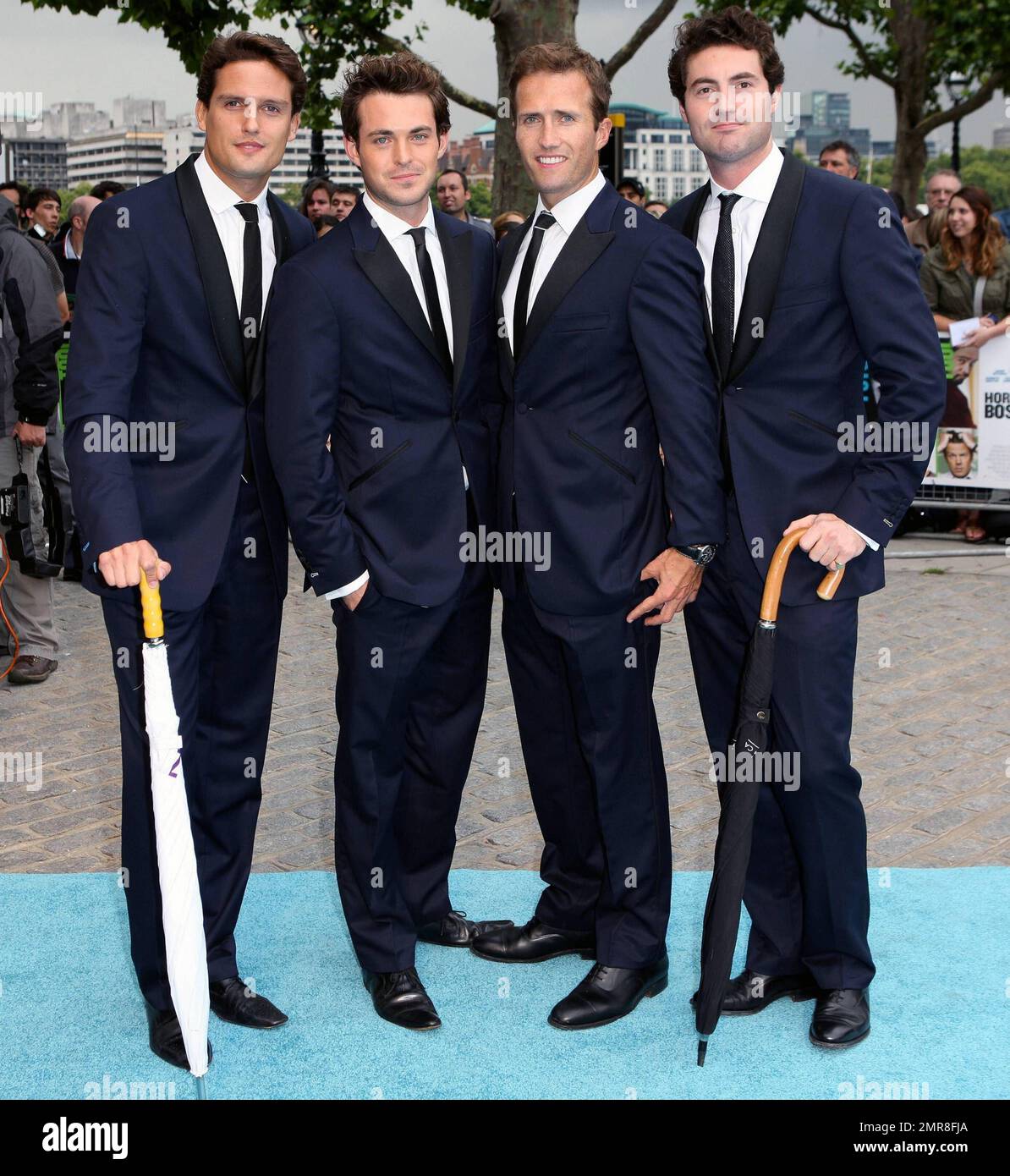 Humphrey Berney, Stephen Bowman, Jules Knight and Ollie Baines of Blake ...