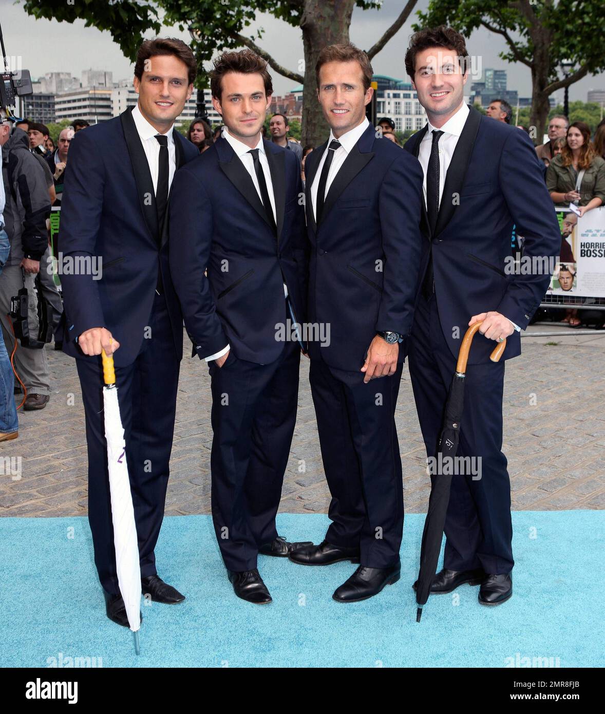 Humphrey Berney, Stephen Bowman, Jules Knight and Ollie Baines of Blake ...